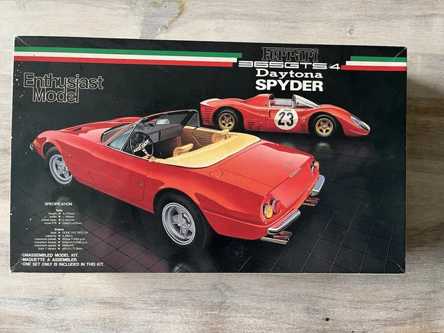 FUJIMI ENTHUSIAST - scale Ferrari Daytona Spider - 1/24 - 365GTS/4 ...