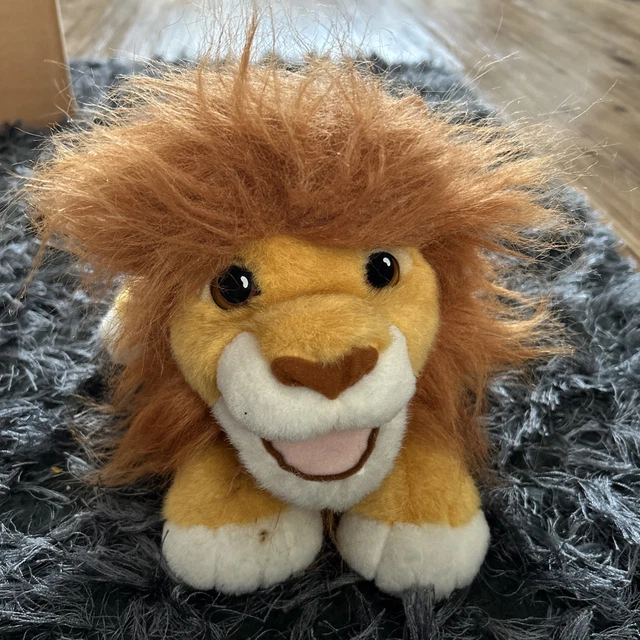 LION KING SIMBA roaring puppet Mattel 1993 Disney soft toy Mufasa ...
