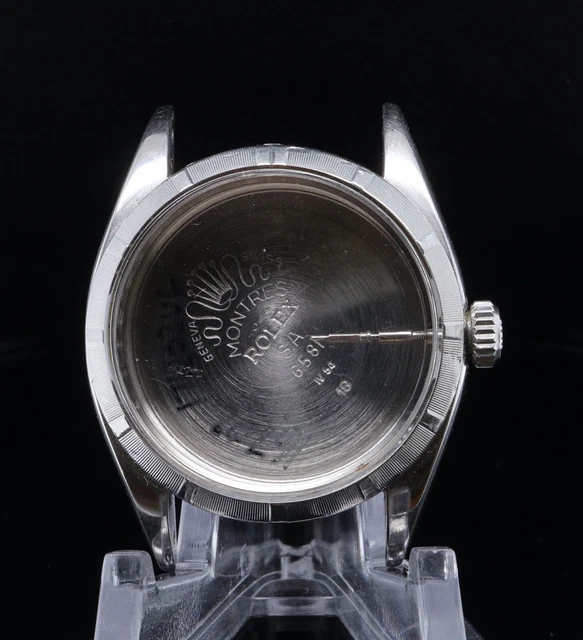 VINTAGE 1954 ROLEX Oyster Pre Explorer 6581 Steel Watch Case & Back ...