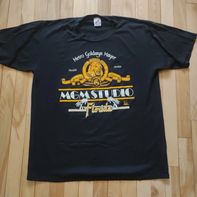 MGM LION LOGO Studio Metro Goldwyn Mayer Movie Promo T Shirt XL ...