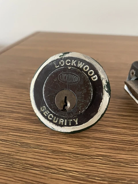 VINTAGE LOCKWOOD KEY LOCK &DEADLOCK - No Key $18.00 - PicClick AU