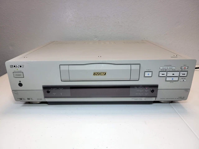 SONY DSR-30 DVCAM Mini DV MiniDV Player Recorder - Video Demo - Parts ...