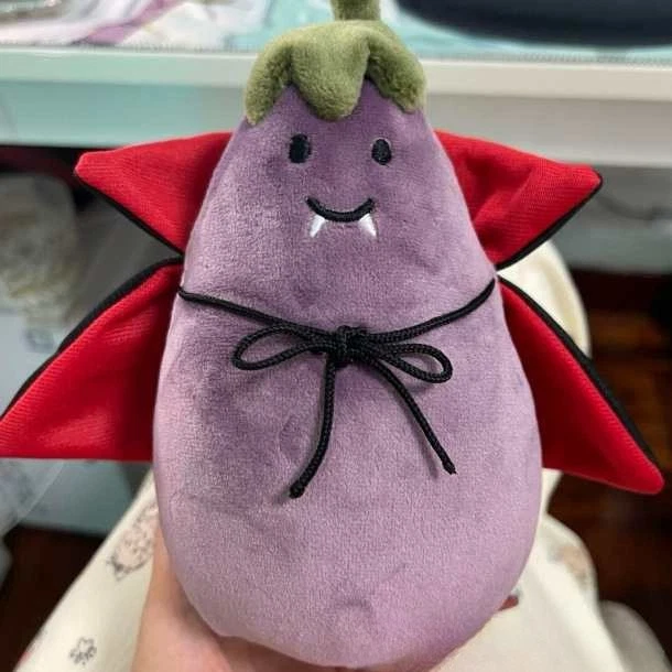 JELLYCAT 17CM AUBERGINE Vampire: Vivacious Ultra Soft Rare Collectible ...