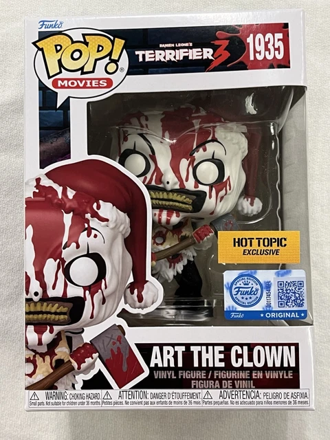 FUNKO POP! VINYL: Terrifier Art the Clown Hot Topic (Exclusive) #1672 £ ...