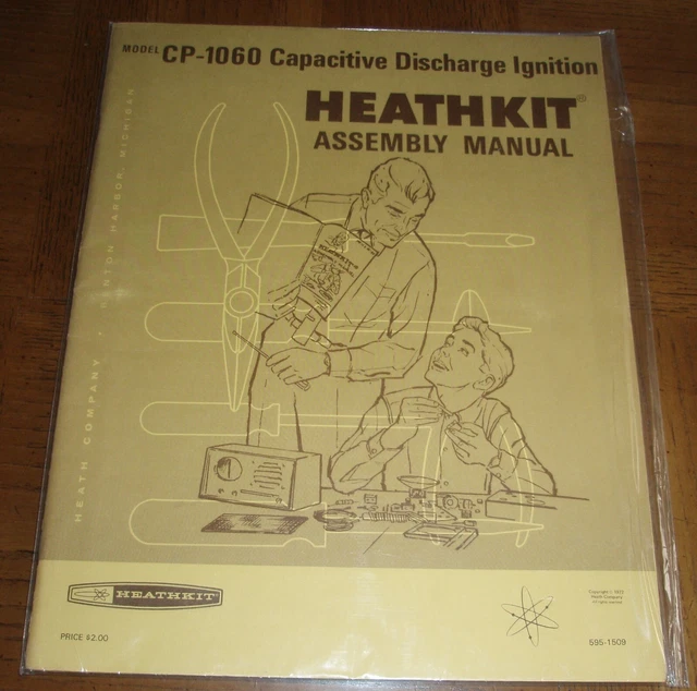 VINTAGE '72 HEATHKIT Assembly Manual-Model Cp-1060 Capacitive Discharge ...