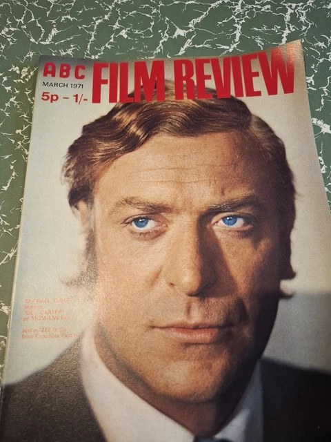 VINTAGE ABC FILM Review Magazine MARCH 1971 M Caine Get Carter ...