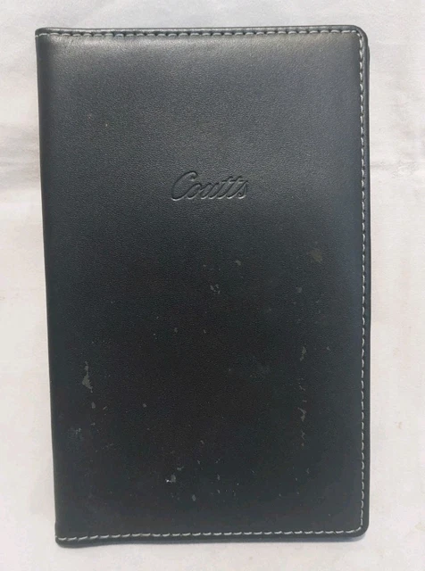 VINTAGE COUTTS BANK Leather Cheque Book and Card Holder £12.99 ...