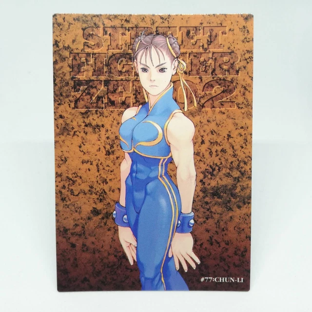 NO.77 CHUN-LI STREET Fighter 2 ALL CAPCOM WORLD Card Dass Masters JAPAN ...