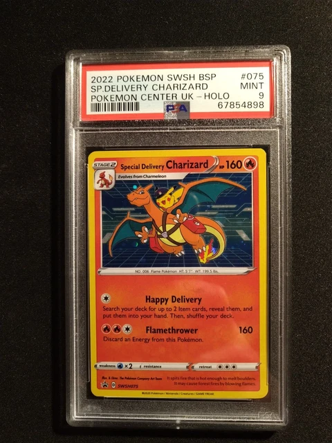 POKEMON CARD SPECIAL Delivery Charizard Pokemon Center Promo SWSH075 ...