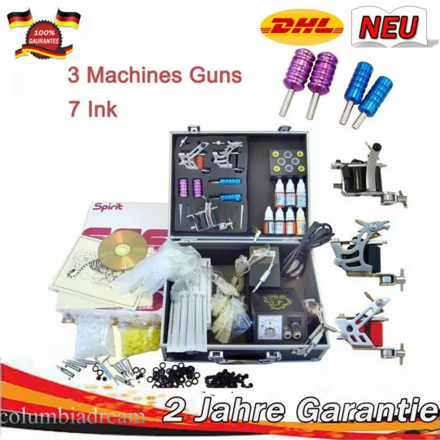 KIT DE TATOUAGE tattoo complet debutant 3 machine à Tatouer ... KIT DE TATOUAGE tattoo complet debutant 3 machine à Tatouer ...