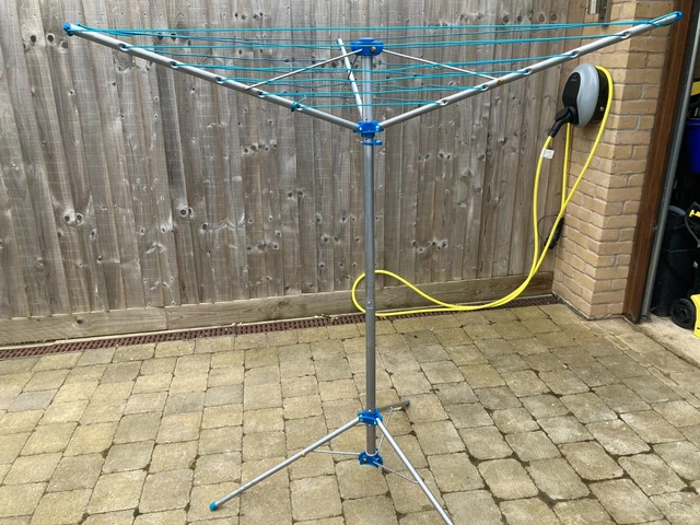 FREESTANDING PORTABLE ROTARY Airer Washing Line Indoor, Outdoor ...