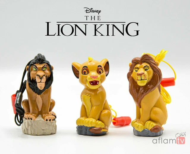 LE ROI LION Scar vs Simba PVC stylo capuchon figure lot Disney Figurine ...
