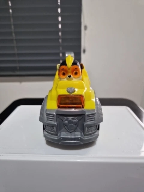 Paw Patrol Mighty Pups Super Paws Rubble Deluxe Vehicle With Lights