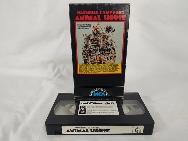 NATIONAL LAMPOON'S ANIMAL House VHS 1980 MCA Rainbow 1st Release ...