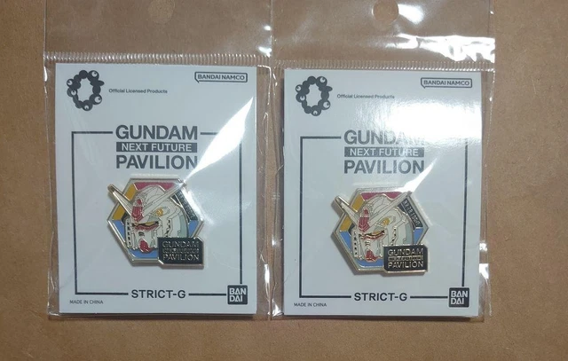 BANDAI OSAKA EXPO 2025 Gundam Pavilion Pin Badge 2pcs Dragonfly Clasp £ ...