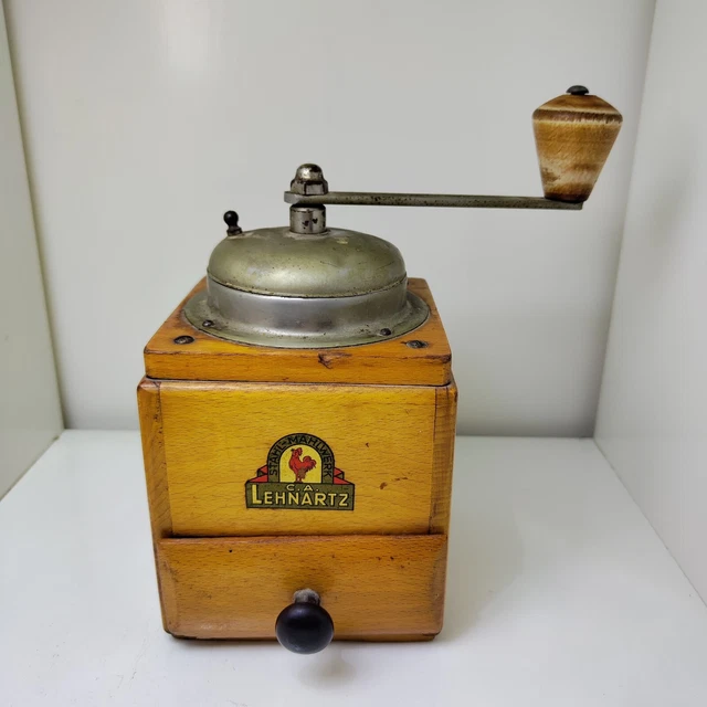 ALTE KAFFEEMÜHLE LEHNARTZ Holzkaffeemühle Stahlmahlwerk EUR 39,90 - PicClick DE