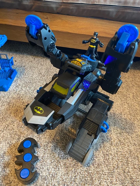 FISHER PRICE IMAGINEXT Batman Batbot with Remote Control Transforming ...