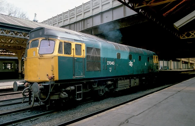 35MM NEGATIVE: CLASS 27: 27040: Edinburgh Waverley: 08/25a £2.07 ...