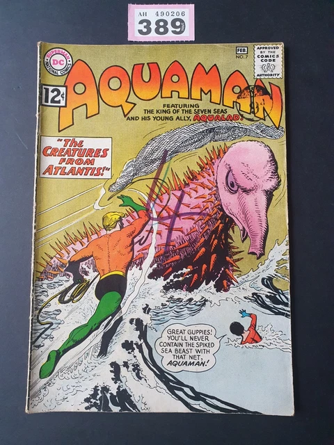 AQUAMAN # 7 Dc Comics Jan/Feb 1963 £17.50 - PicClick UK