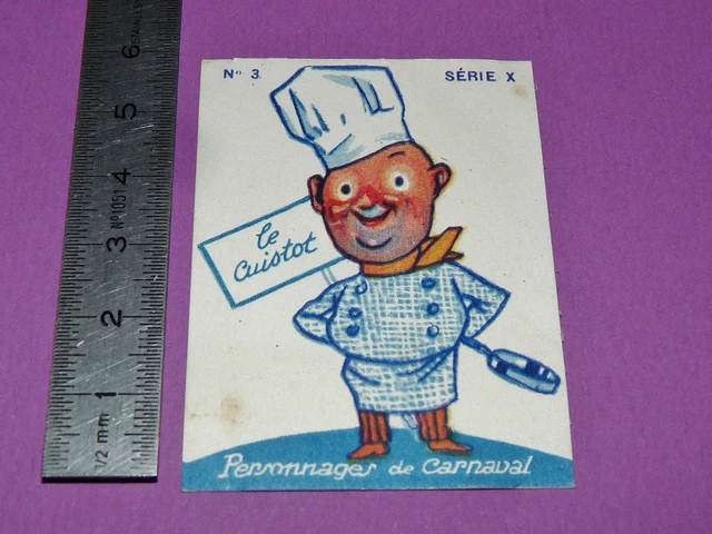 RARE CHROMO 1935 Joseph-Milliat Personnages De Carnaval Le Cuistot EUR ...