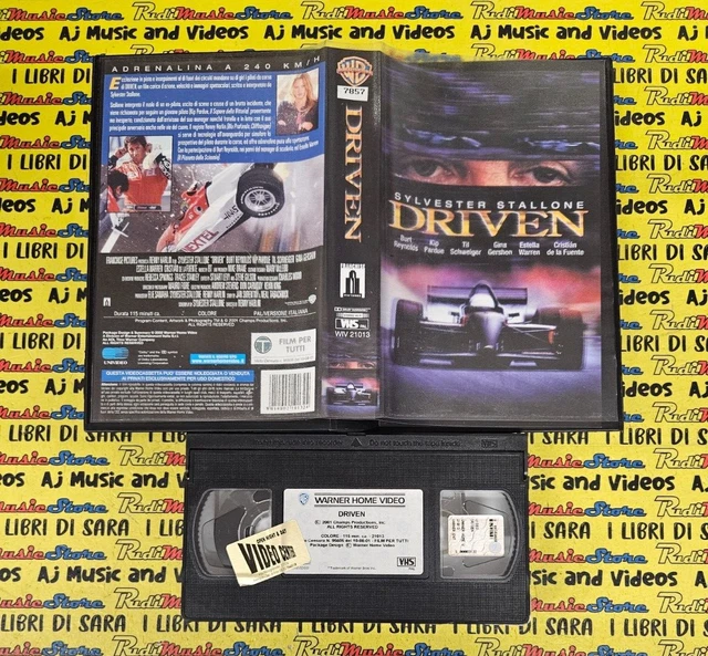VHS FILM DRIVEN sylvester stallone burt reynolds 2002 WARNER WIV 21013 ...