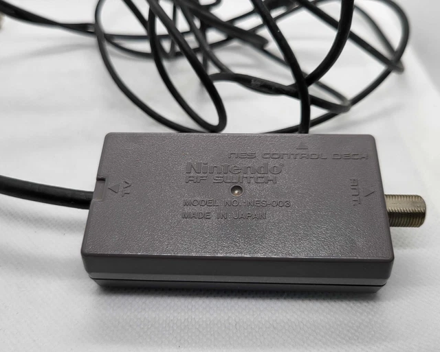 VINTAGE NINTENDO NES/SNES RF Adapter Connecting Console TV/Cable Input ...