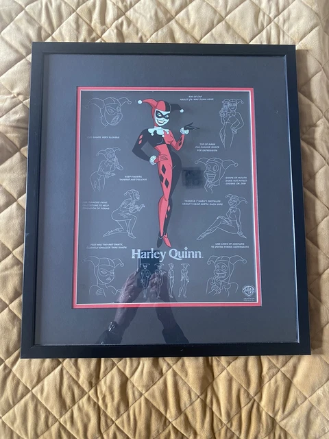 BATMAN THE ANIMATED series Harley Quinn Model Sheet WB Lt Ed Cel £500. ...