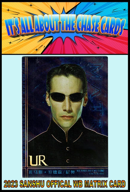 THE MATRIX SERIES 1 Keanu Reeves Close Up Ur005 Card 2023 Zhenka Wb £4. ...