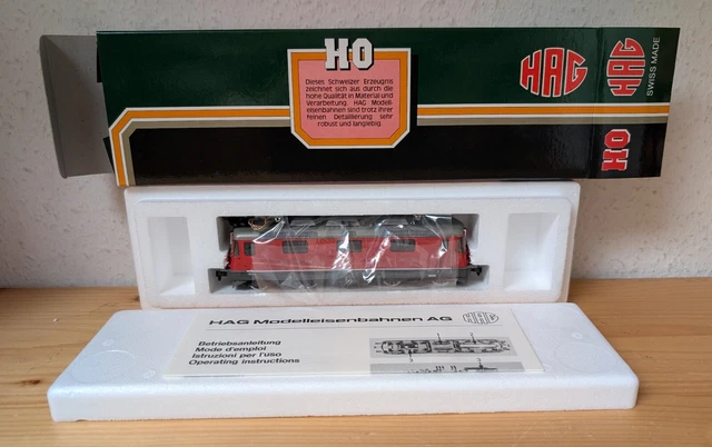 HAG | SBB E-Lok Re 4/4 II rot | Nr. 165 | H0 | ~AC EUR 129,00 - PicClick DE