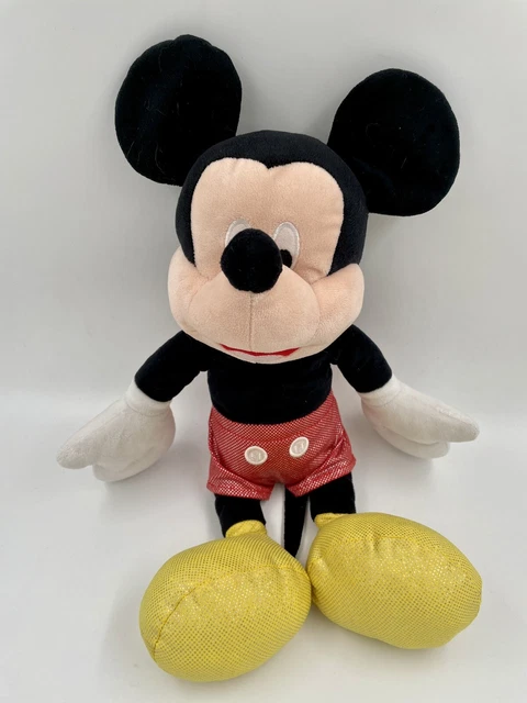 DISNEY MICKEY MICKY Maus Mouse Plüsch 40cm Groß Stofftier Kuscheltier ...