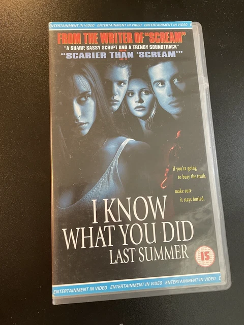 I KNOW WHAT You Did Last Summer (VHS) 1998 Horror Movie £6.50 - PicClick UK