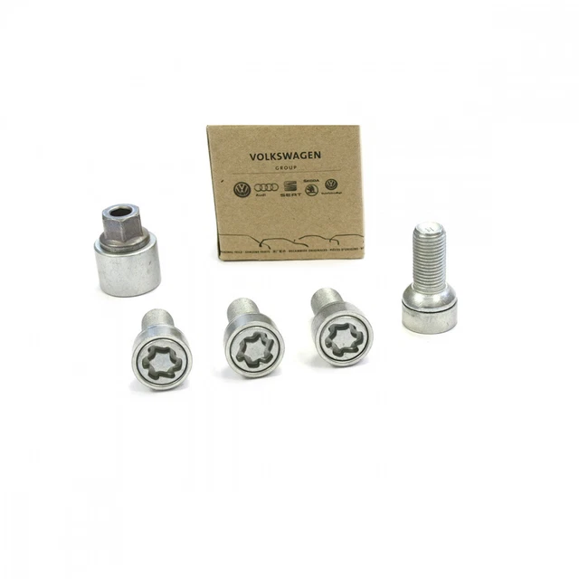 ORIGINAL VW SEAT Skoda Radschrauben diebstahlhemmend Radsicherung ...