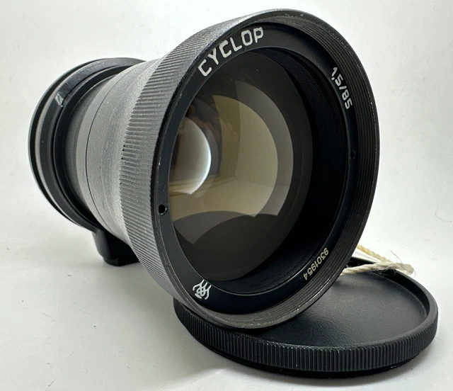 RARE CYCLOPE 85MM f1,5 M42 Fast Prime Soviet Bokeh Petzval LIKE NEW ...