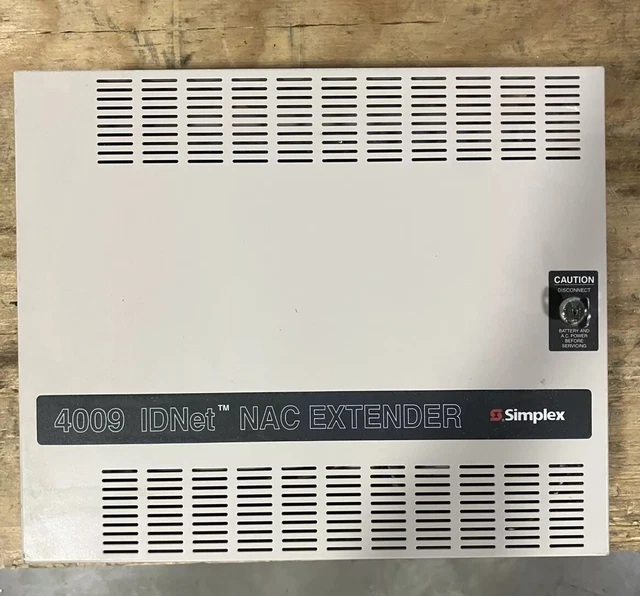 SIMPLEX 4009-9201 FIRE Alarm IDNet NAC Extender. Working Condition $145 ...