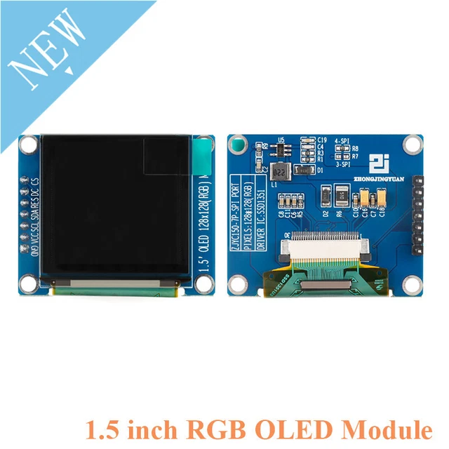1.5 INCH RGB OLED Display Module LCD Screen 128x128 SPI interface ...