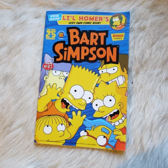 BART SIMPSON ISSUE 61 BART SIMPSON Comic THE SIMPSONS Tv Show Comic ...