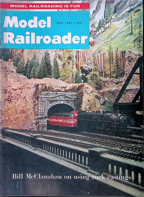 MODEL RAILROADER MAGAZINE May 1967 Rock Castings from Rubber Molds £7. ...