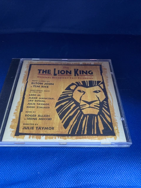 Disney The Lion King Original Broadway Cast Music CD, 40% OFF