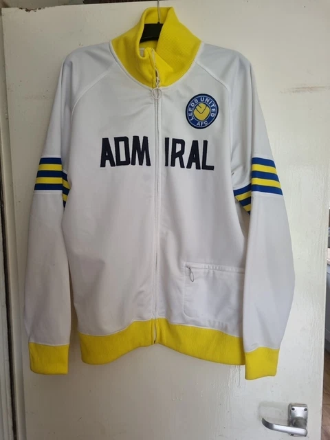 LEEDS UNITED ADMIRAL Jacket Official Score Draw Large £25.00 - PicClick UK