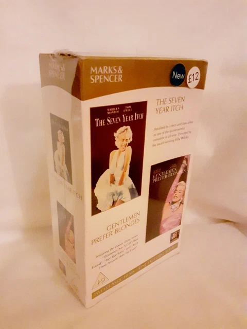 MARILYN MONROE DOUBLE VHS Cassette Box Set NEW!!! £5.00 - PicClick UK