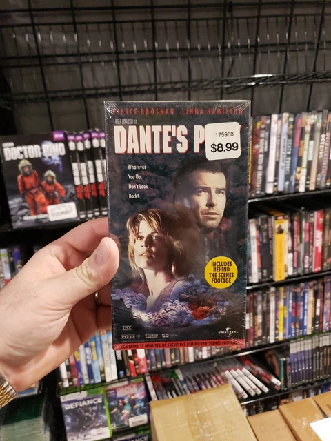 DANTE'S PEAK 1997 Roger Donaldson VHS Video Tape BROSNAN HAMILTON NEW ...