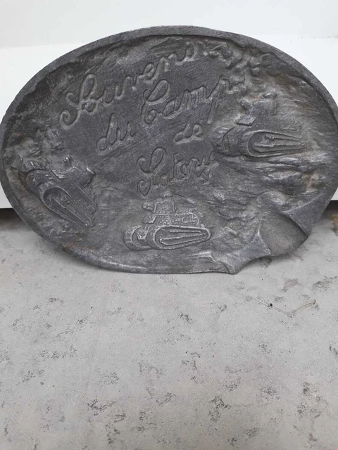 SOUVENIR MILITAIRE FRANÇAIS: cendrier marqué SATORY avec chars FT 17 ...