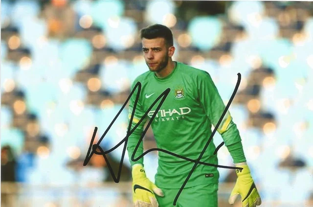 MAN CITY: ANGUS GUNN SIGNED 6x4 ACTION PHOTO+COA £3.99 - PicClick UK