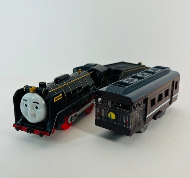 THOMAS & FRIENDS TrackMaster HIRO Motorized Train Engine + Passenger ...