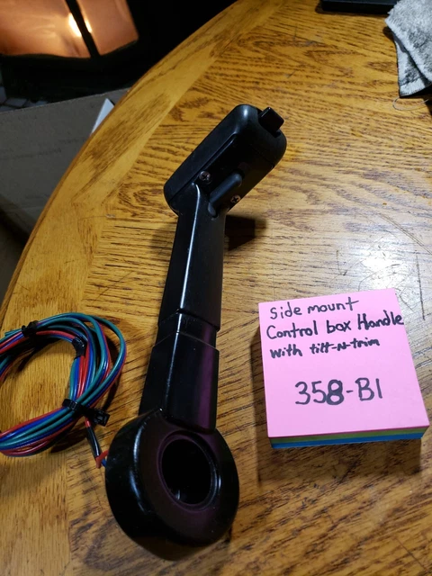 UNIVERSAL OUTBOARD CONCEALED Side Mount Control Box Handle With Tilt ...