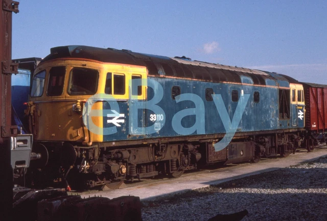 35MM RAILWAY SLIDE Class 33 33110 Copyright to Buyer £4.99 - PicClick UK