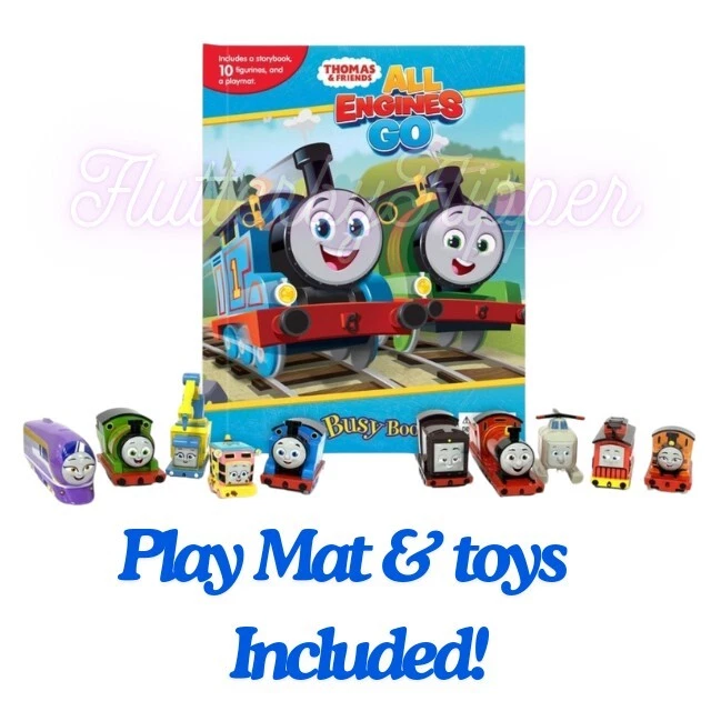 THOMAS THE TANK Engine and Friends: All Engines Go! My Busy Book Play ...