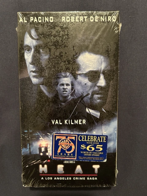 HEAT VHS TAPE, 1995 Film (Warner Bros Video, 1996) Michael Mann, De ...
