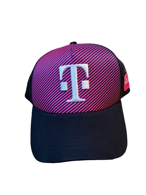 T MOBILE IN Crowd Advertising Pink Black Snapback Trucker Cap Hat 2019 ...