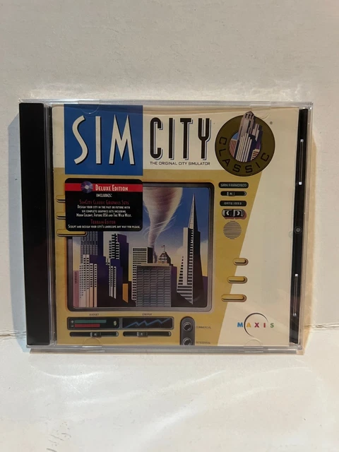 SIM CITY CLASSIC Deluxe Edition PC CD-ROM Windows 95/MAC $69.99 - PicClick